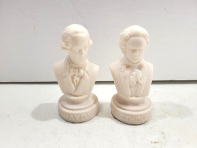 Vintage Classical Music Composers 4" Plastic Busts Haydn Beethoven | eBay