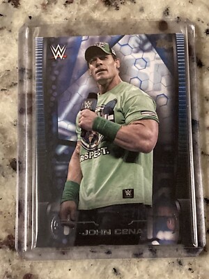 2021 Topps WWE Undisputed John Cena Blue Parallel Base Card 4/25 SP ...