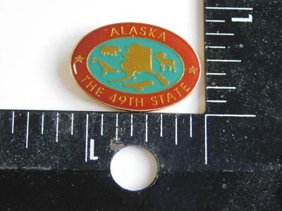 ALASKA THE 49th STATE TRAVEL PIN | eBay