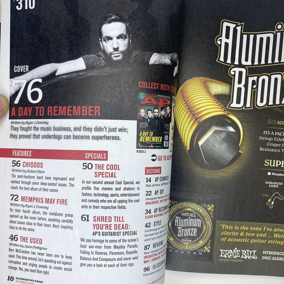 AP Alternative Press Magazine Issue 310 Day Remember Memphis May Fire ...