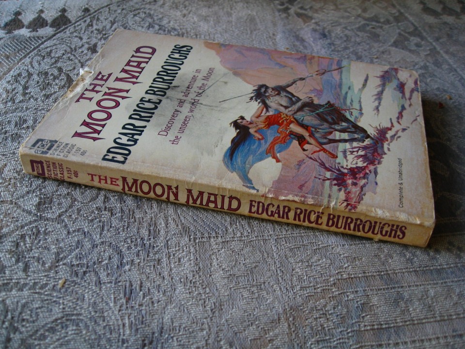 Edgar Rice Burroughs - The Moon Maid (The Moon Trilogy #1) - 1962 ...