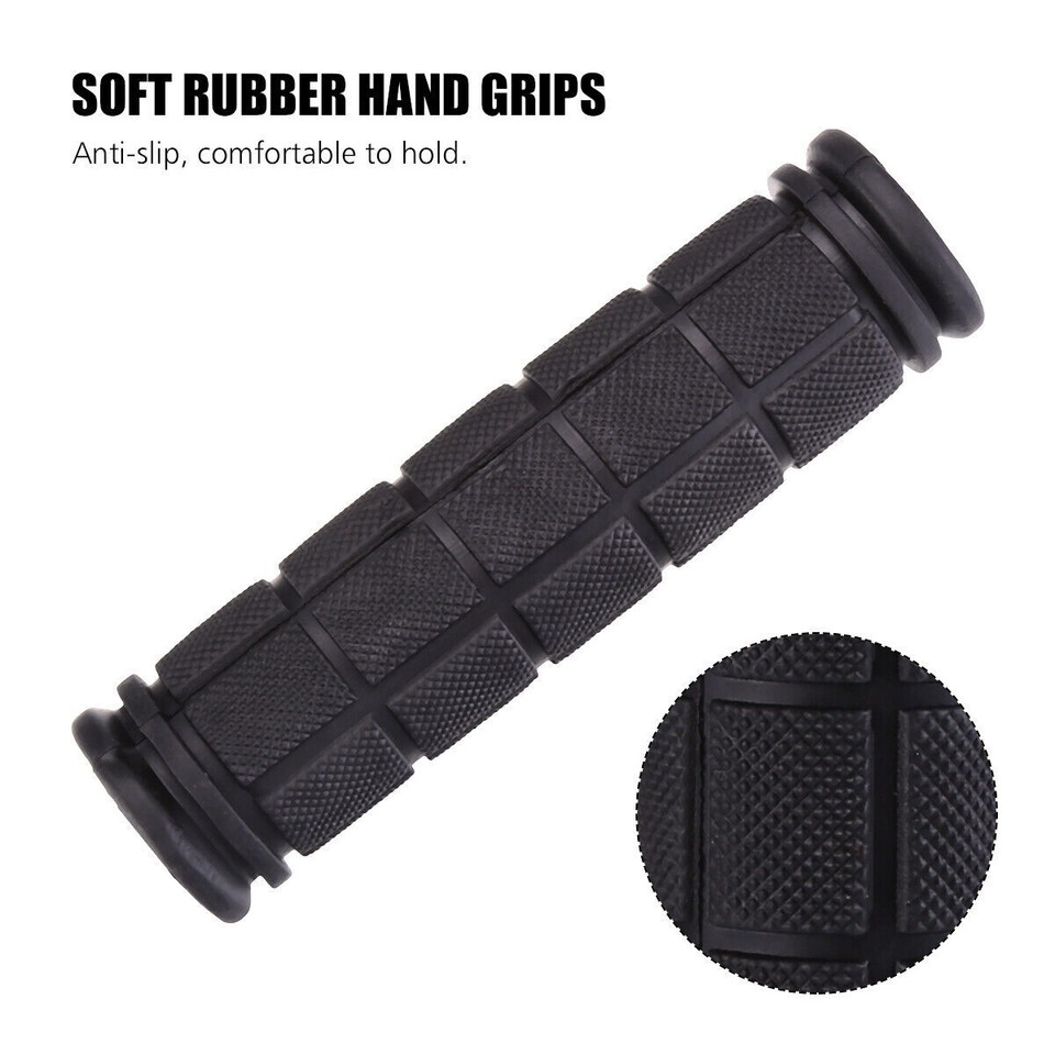 1 Pair Bike Grips Soft Rubber Handle Bar MTB Mountain Bicycle Bike ...