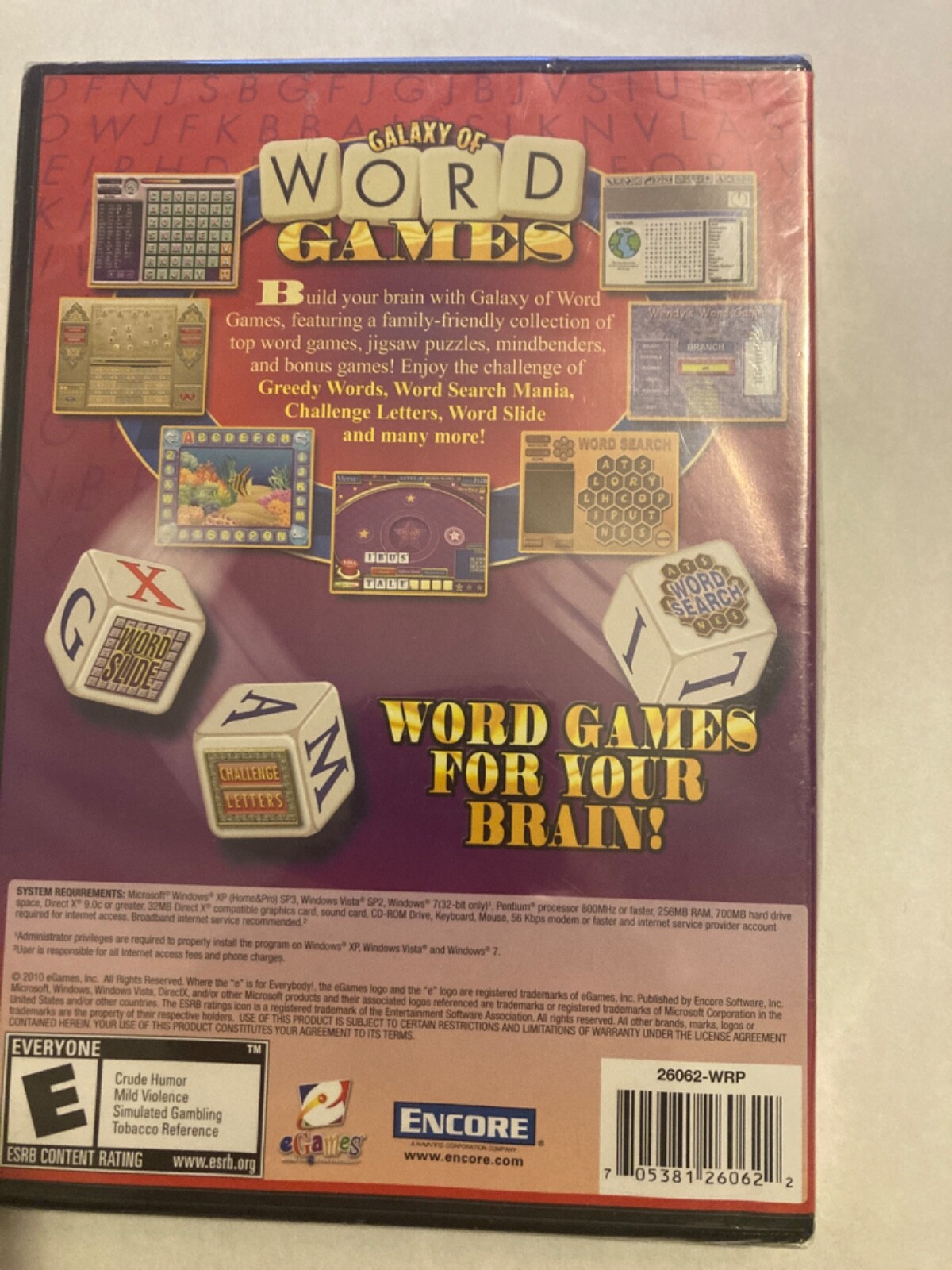 GALAXY OF WORD GAMES (PC, 2010) NEW | eBay