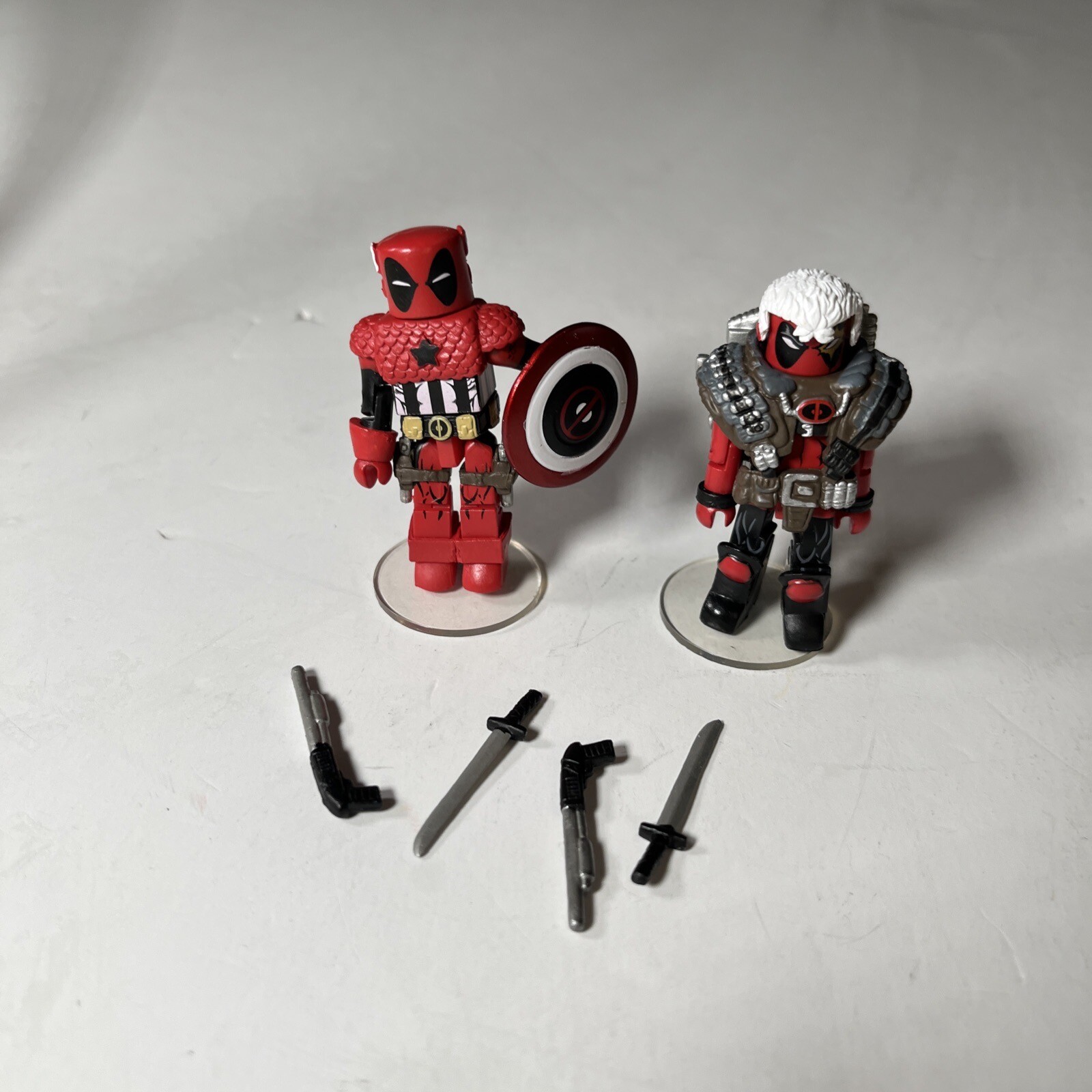 Lot Of 2. Marvel Minimates Deadpools Assemble! Cable-Pool & Deadpool | eBay