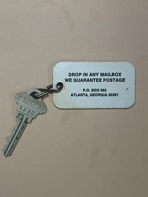 Vintage Hotel Motel Room Key Fob & Key Atlanta Georgia #1404 | eBay
