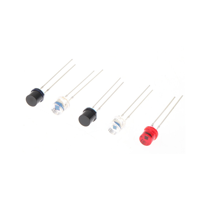 10 Pcs 5mm Flat Lens Photodiode Photosensor Photosensitive Receiving ...