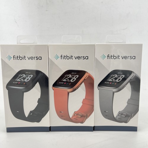 NEW Fitbit Versa Smartwatch Sleep Heart Rate Monitor With S&L Wristband ...