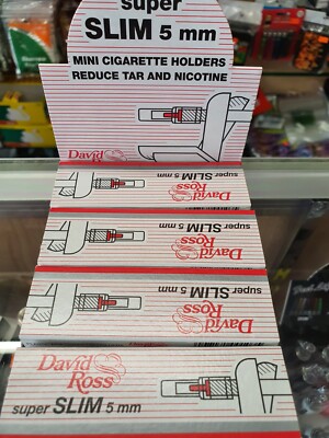 David ross super slim 5mm mini filters tar catcher extra slim tips full ...