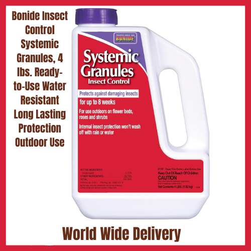 Bonide Insect Control Systemic Granules Ready-to-Use Water Resistant 4 ...