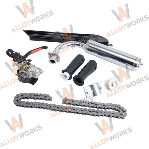 BT100 2 Stroke 100CC Bicycle Engine Motor Kit Fit for Motorized Cycle ...