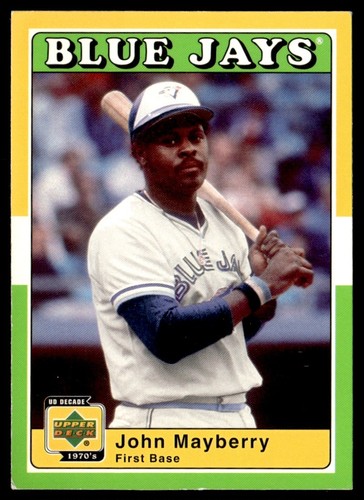 2001 Upper Deck Decade 1970's John Mayberry Toronto Blue Jays #10 | eBay