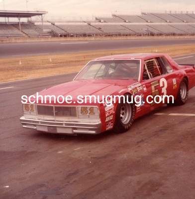 VINTAGE ORIGINAL RACING PHOTO; 1980 SLICK JOHNSON; DAYTONA 500 NASCAR ...