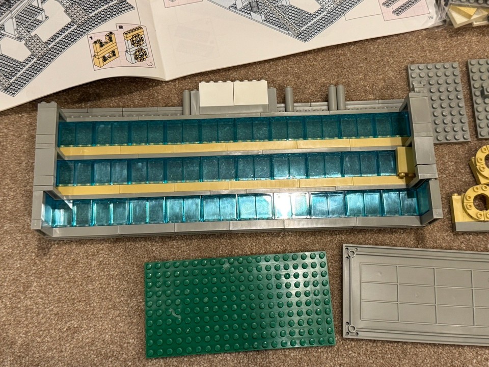 Vtg Set Compatible Building Blocks of Kansas State Univ FB Stadium w ...