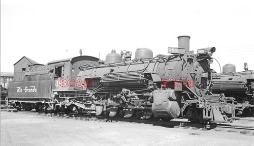25DD168 RP DENVER RIO GRANDE RAILROAD 2-8-2 LOCO #485 | eBay
