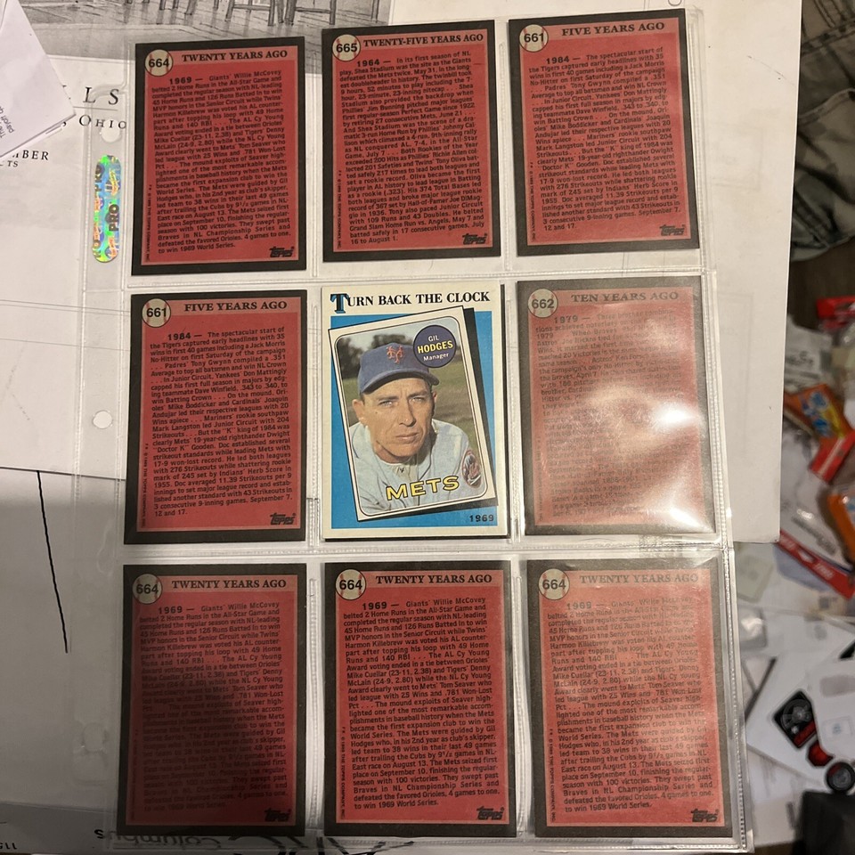 Rare baseball cards from 86 to 90 | eBay