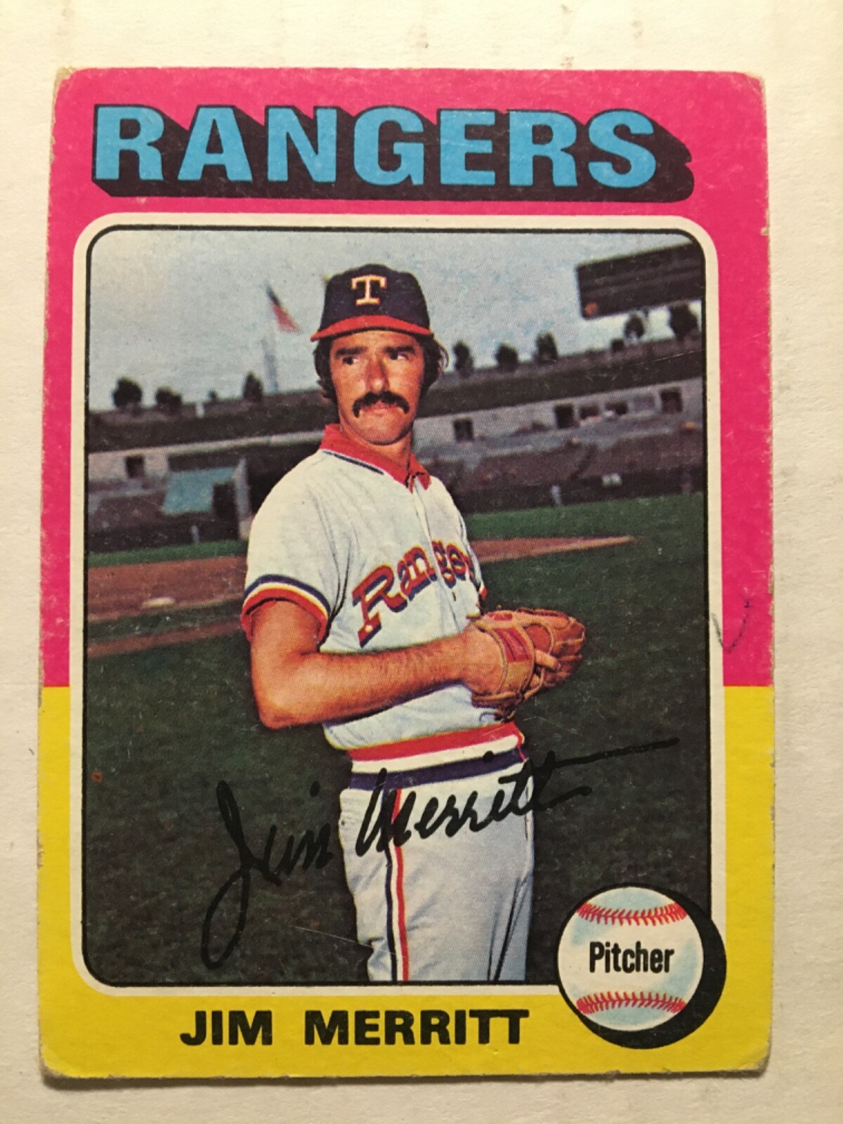 1975 Topps #83 Rangers Jim Merritt Baseball Card | eBay