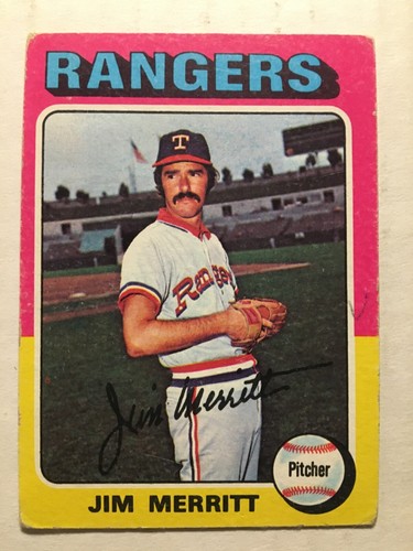 1975 Topps #83 Rangers Jim Merritt Baseball Card | eBay