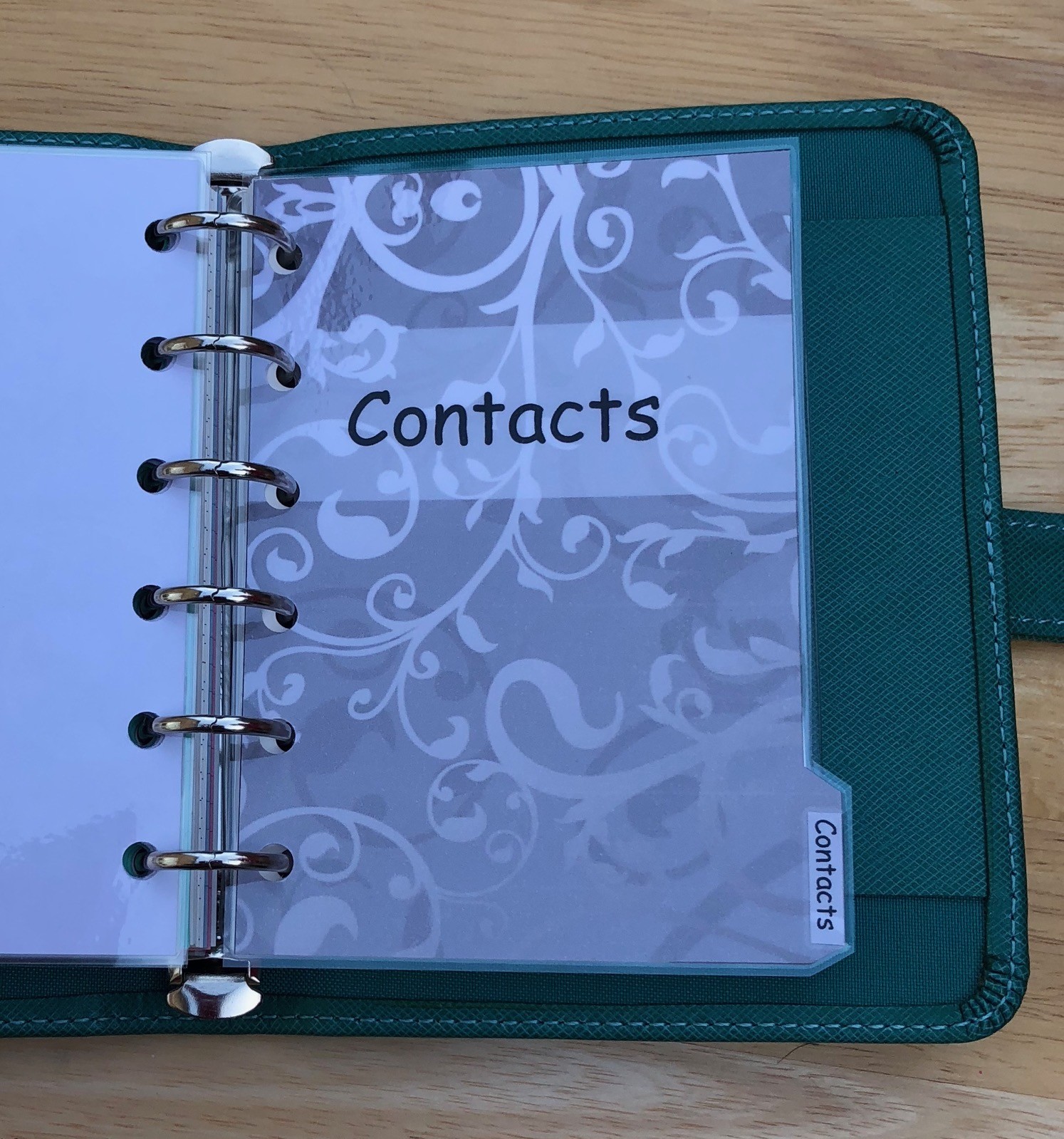 Filofax Pocket Organiser - Stunning Silver Labelled Dividers - Fully ...