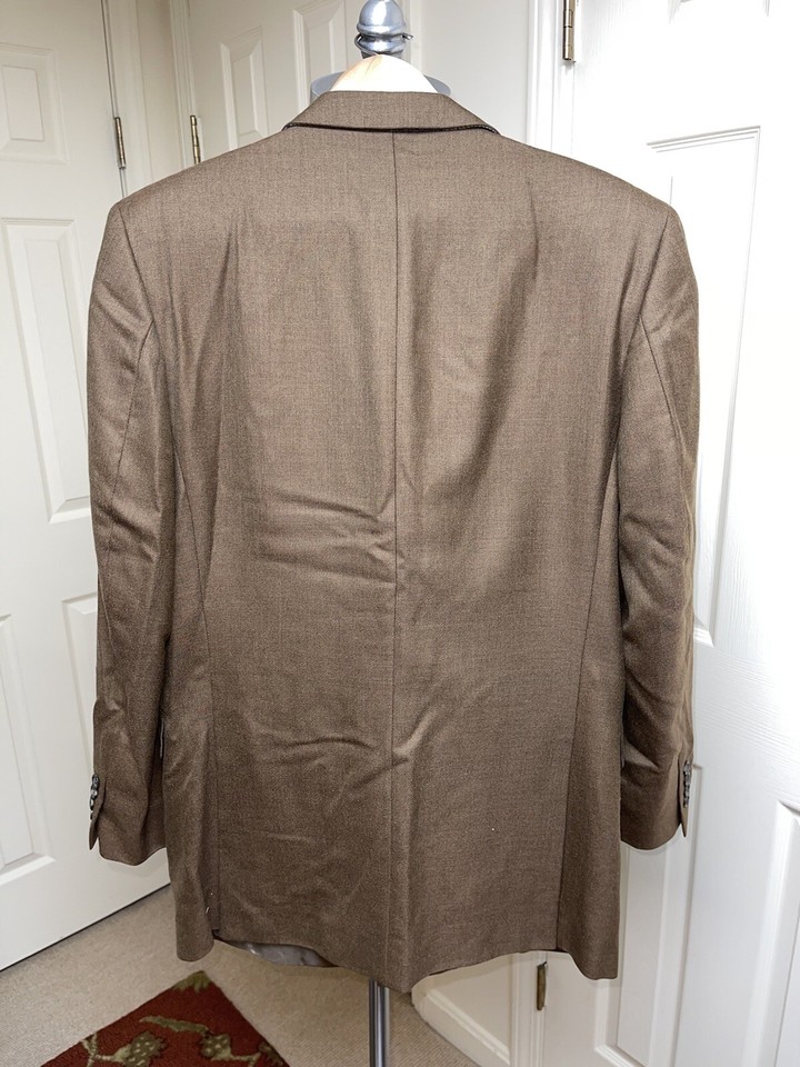 Jack Victor Jacket Brown 100% Cashmere Blazer Sport Coat Canada Sz 40R ...