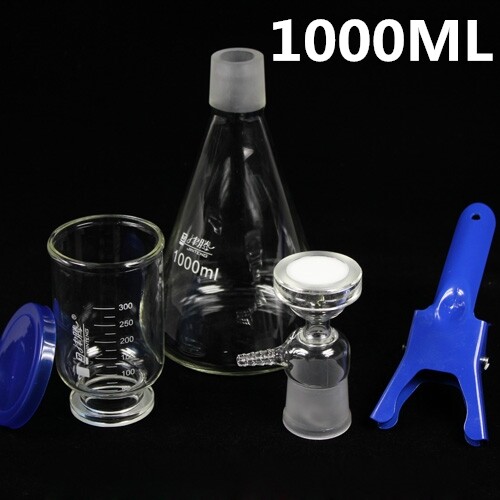 Lab Filtration Distillation Apparatus 1000mL Filter Flask 300mL ...