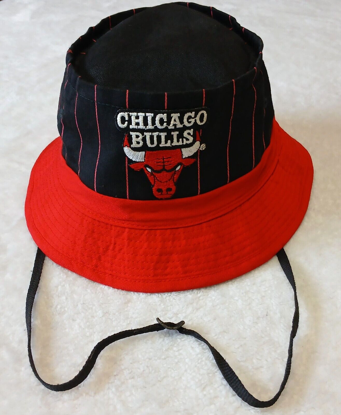 Vintage Chicago Bulls Bucket Hat Size Medium Universa… - Gem