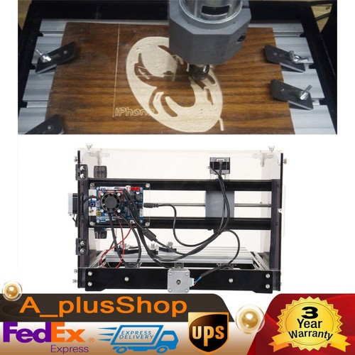 US CNC 3018 Router Laser Machine PWM Spindle Wood PCB Milling Engraving ...