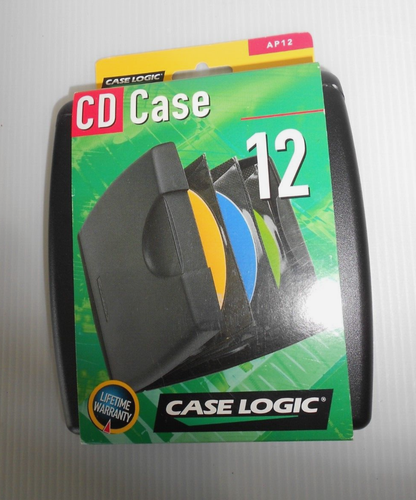Case Logic CD/DVD Hard Cover Case w/Snap Closure 12 Disc Capacity -Made ...
