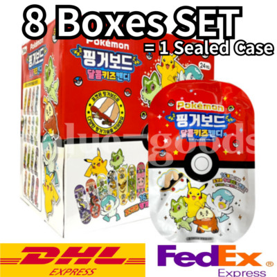 [8 Sealed Box] Pokemon Fingerboard Sweet Kids Candy - Include random ...
