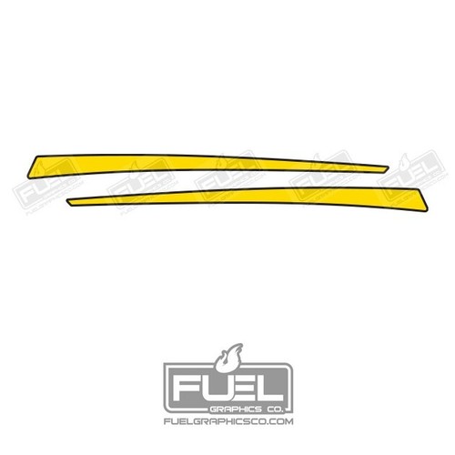 300E Tractor Loader Boom Decal Set - 18.25" wide x 1.3" tall - Loader ...