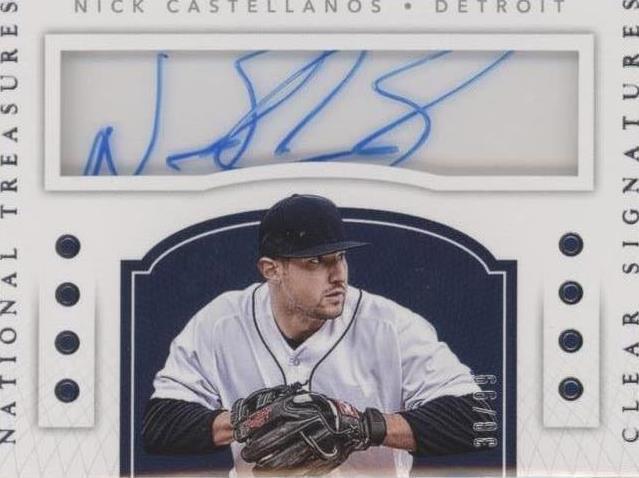 2016 Panini National Treasures - Clear Signatures Nick Castellanos #CS ...
