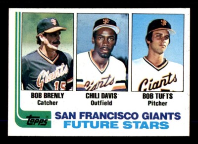 1982 Topps Baseball #171 Giants Future Stars Chili Davis NM/MT or ...