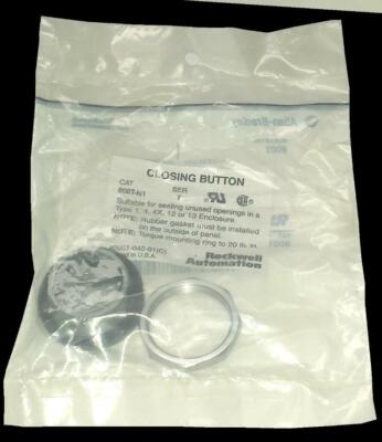 New Allen Bradley 800T-N1 Gray Closing Button Accessory Series T | eBay