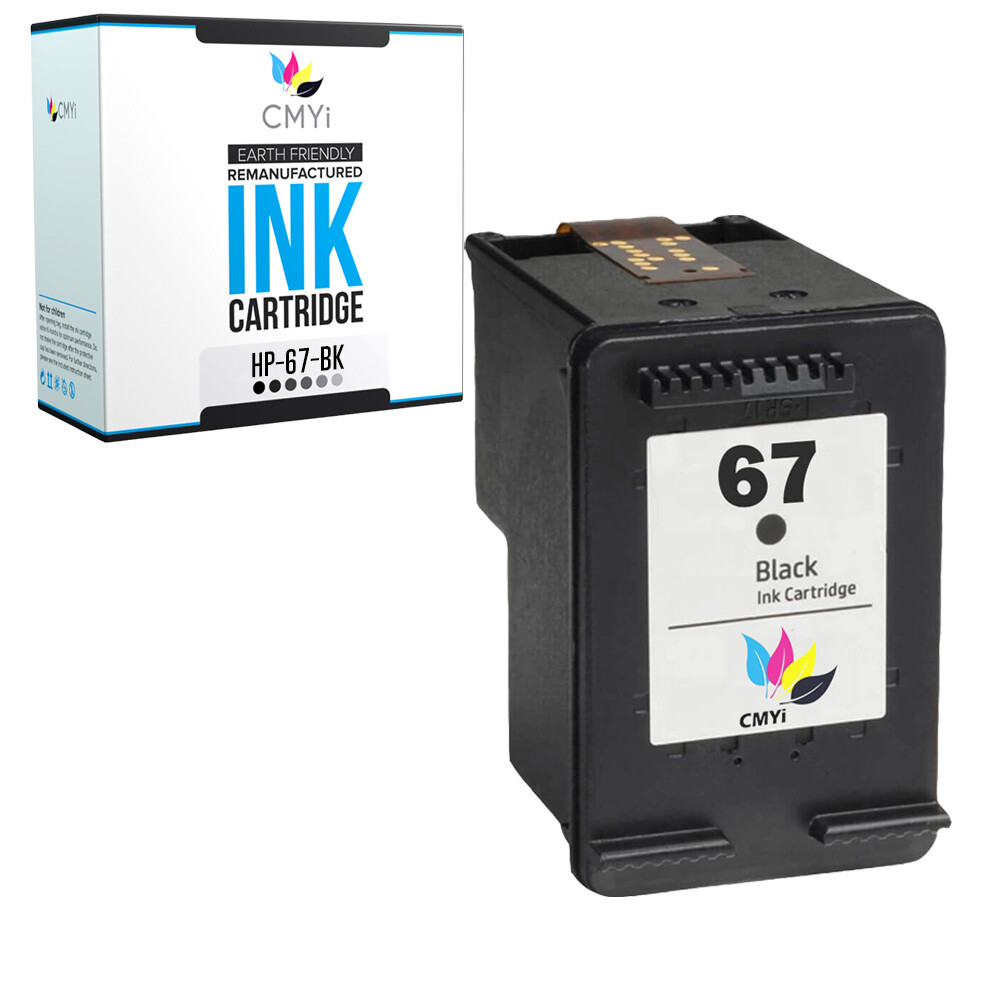 Compatible HP 67 Black Ink Cartridge for HP DeskJet 4155e, 2755e, 2700 ...