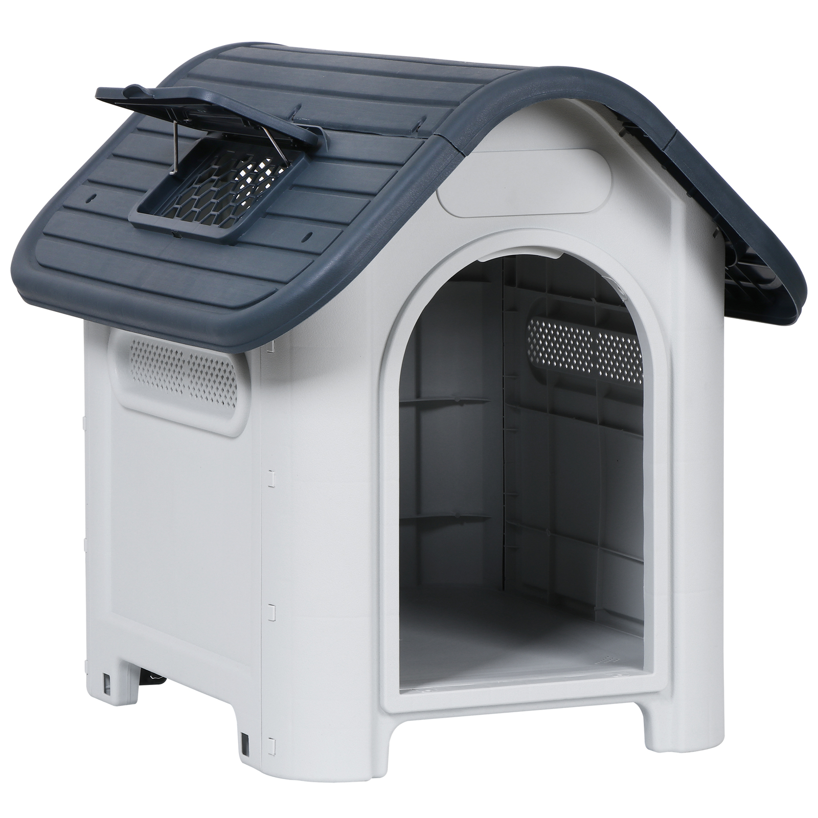 Plastic Portable Dog House Water Resistant Large Pet House Arch-Shape ...