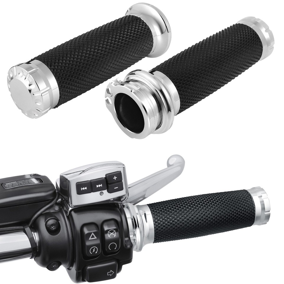 1" 25mm Handlebar Control Switches + Hand Grips For Harley Sportster XL ...