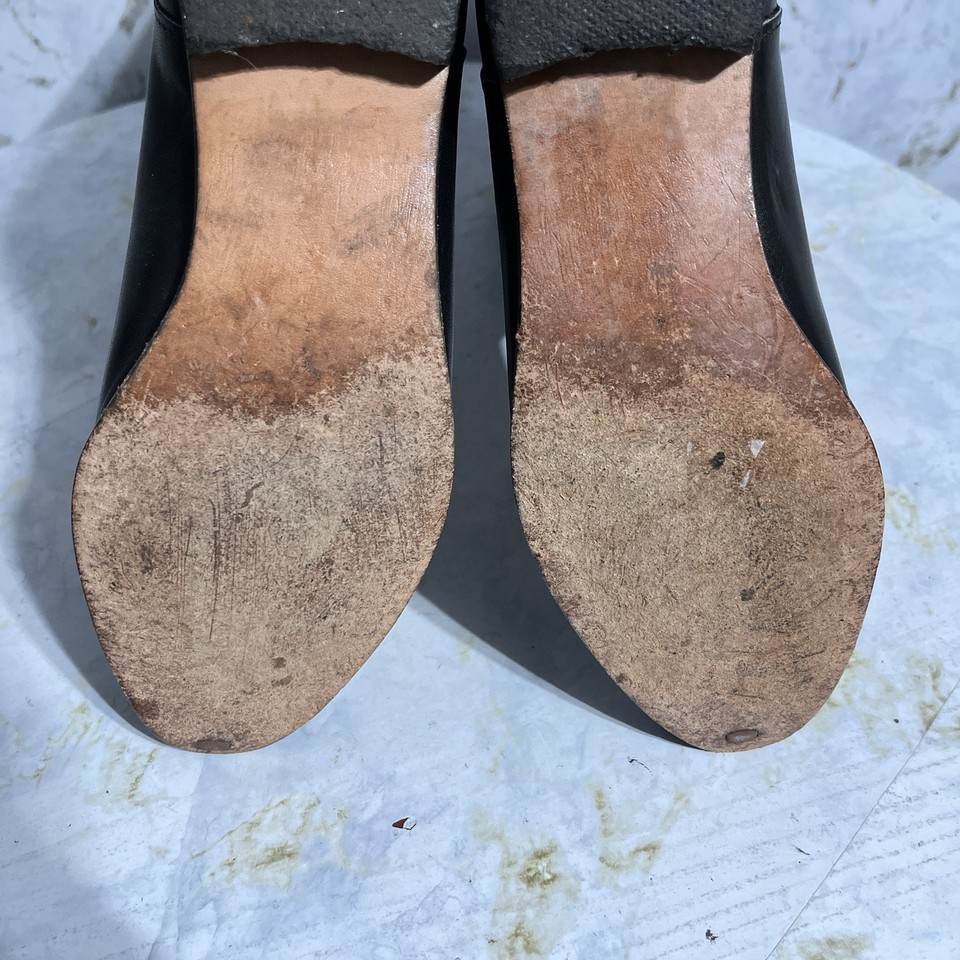 VTG Acme 8430 Women's Size 8.5M Shoes Black Leather Roper Western ...