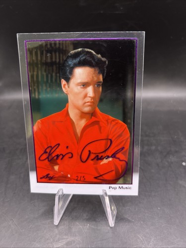 2024 Leaf Elvis Presley Icons Collection Purple Pop Music Card LPM-22 2 ...