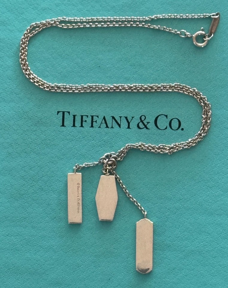 Tiffany & Co Necklace 1837 Elements Pendant & Necklace 16" Sterling ...