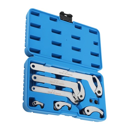 Hook Spanners Pin Wrench Adjust Lock Nut Rings Bearings Tool Kit ...