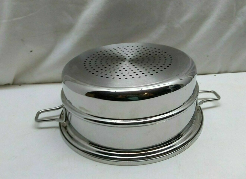 Saladmaster Insert 3Qt 316Ti Versa Titanium Stainless 8.5" Steamer ...