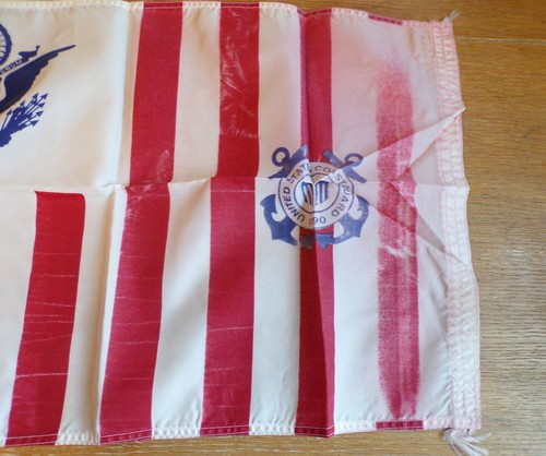 Vintage 26” X 15” United States Coast Guard Ensign Flag 1790 USCG | eBay