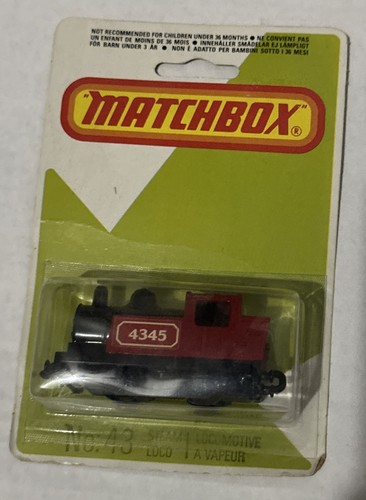 MATCHBOX STEAM LOCOMOTIVE #43 LESNEY 1978 VINTAGE DIE CAST | eBay
