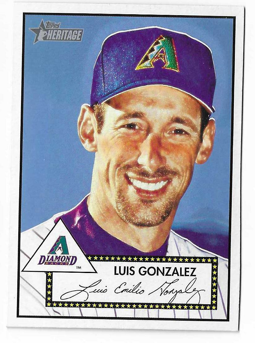 2001+Topps+Heritage+-+%23204+Luis+Gonzalez for sale online | eBay