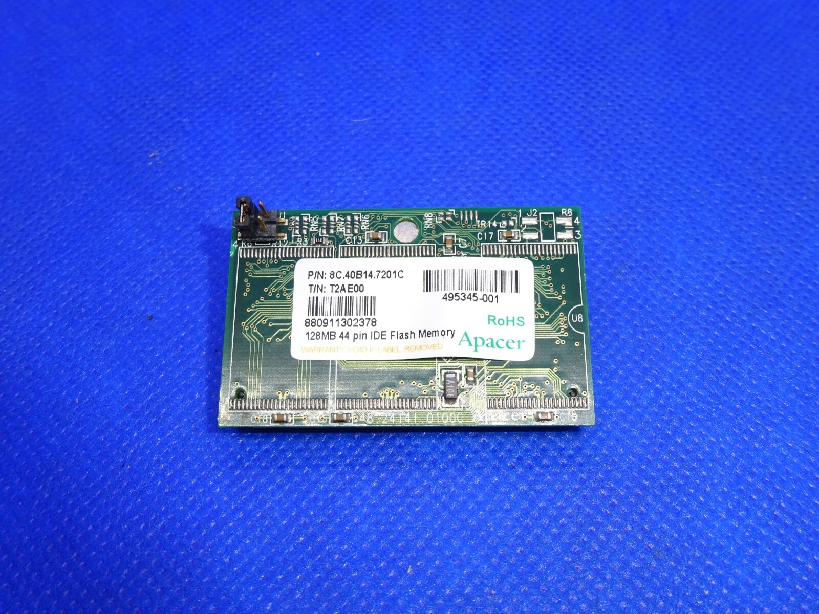 APACER 128Mb 44PIN IDE FLASH MEMORY MODUL #GK725 | eBay