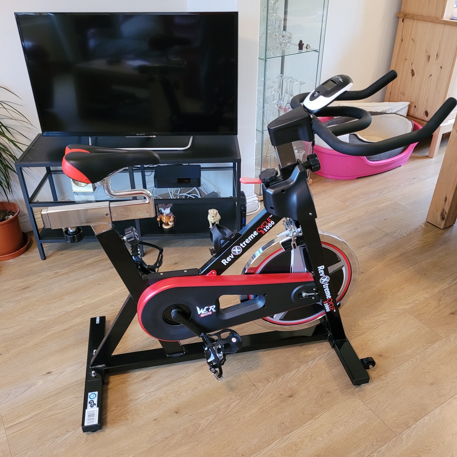 Spin bike, Rev Xtreme cycle S1000 exercise bike, barely used | eBay UK