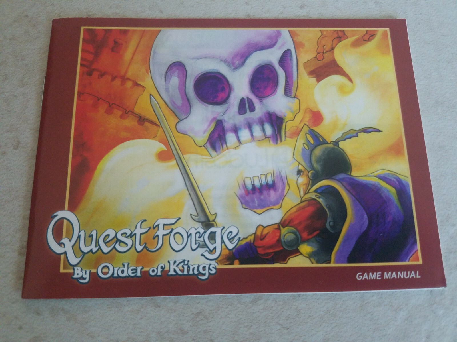 QUEST FORGE: BY ORDER OF KINGS RARE NINTENDO NES COMPLETE IN BOX RPG ...