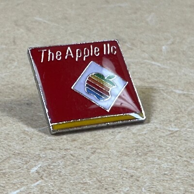 RARE PIN: Apple IIc red/yellow pin - authentic vintage from Apple ...