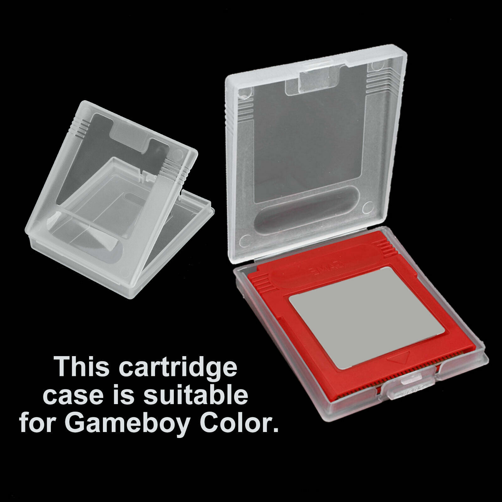 10 Clear Protective Game Cartridge Storage Cases for Nintendo Game Boy ...