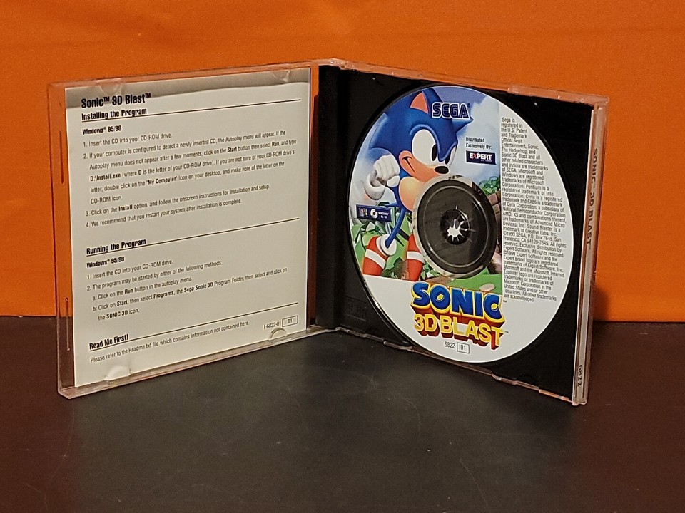 Sonic 3D Blast Sega PC Collection (Windows PC CD, 1999) w Jewel Case | eBay