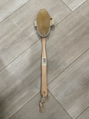 Back Scrubber for Shower - Exfoliating Body Scrubber - 16" Long Handle ...